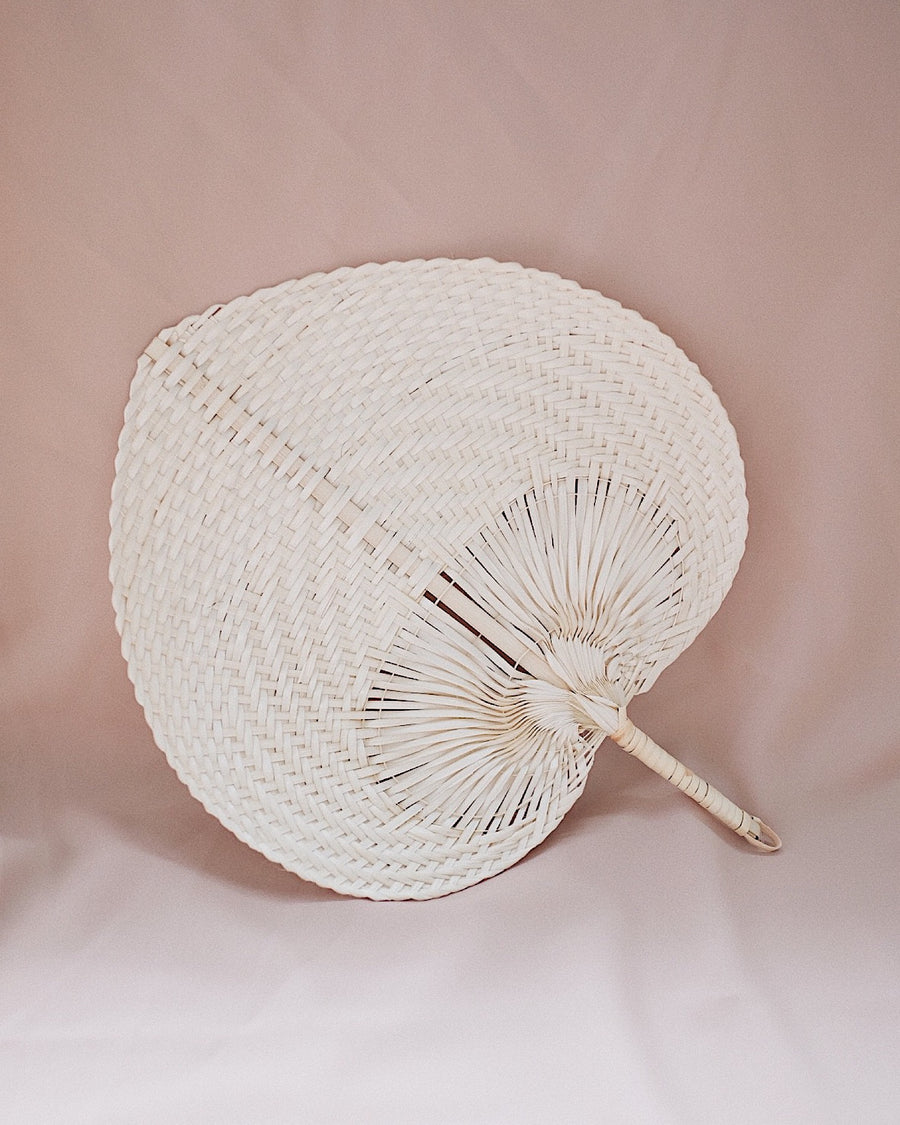 Straw Hand Fan | Olive & Iris
