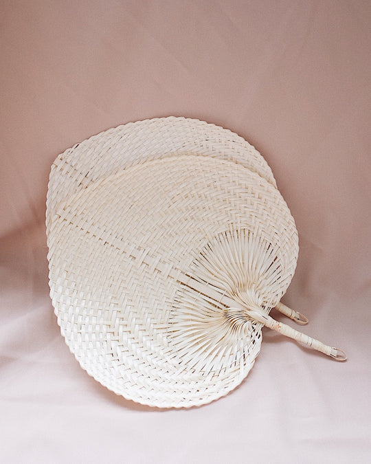 Straw Hand Fan | Olive & Iris