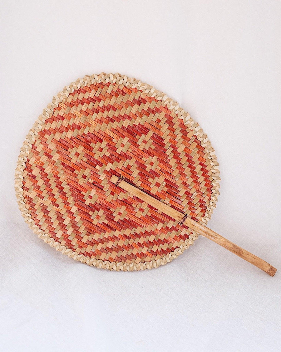 Hand Fan – Olive & Iris