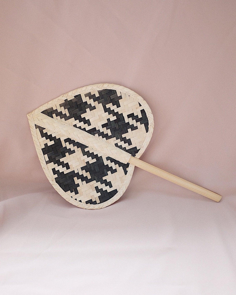 Hand Fan – Olive & Iris