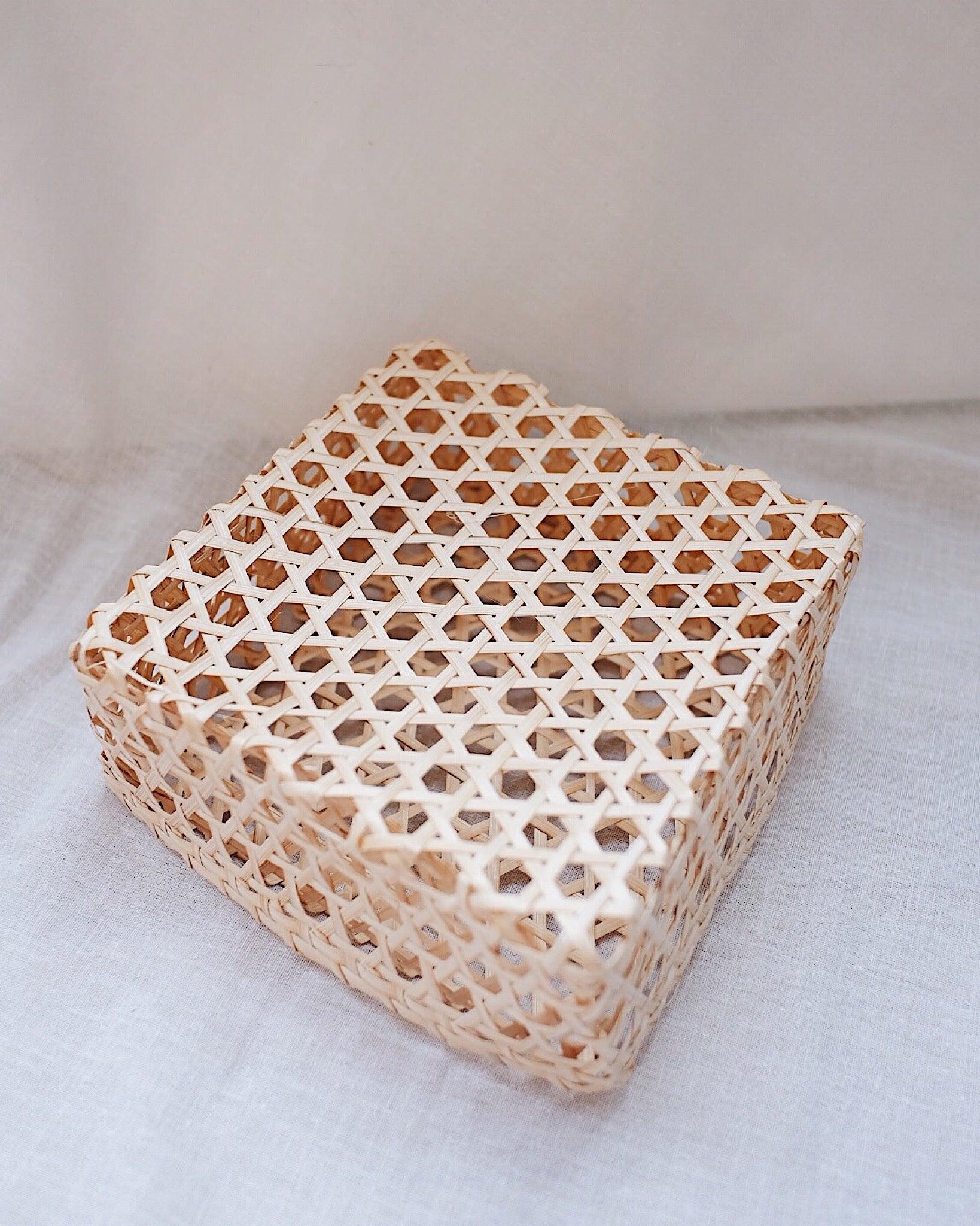 Rosemary Square Bamboo Storage Box | Olive & Iris