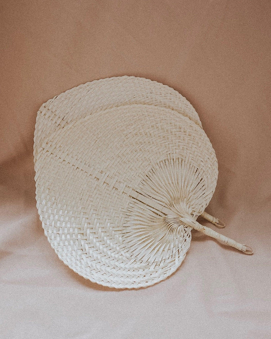 Hand Fan – Olive & Iris